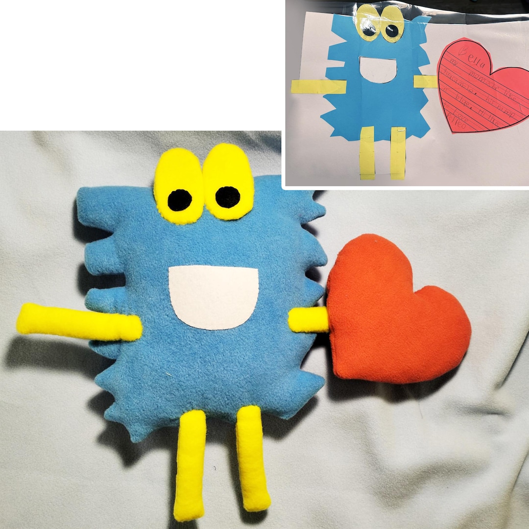 Plushie From Drawing, Kids Drawing, Custom Plush, Made to Order ...