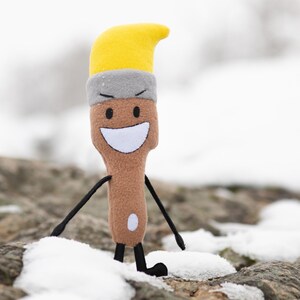 Paintbrush Plushie Inanimate Insanity Inspired, the Hothead, Handmade ...