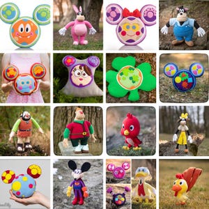 Mini Toodles Plush, Mini Toodles Pillow, Handmade Plushie, 5 in High ...