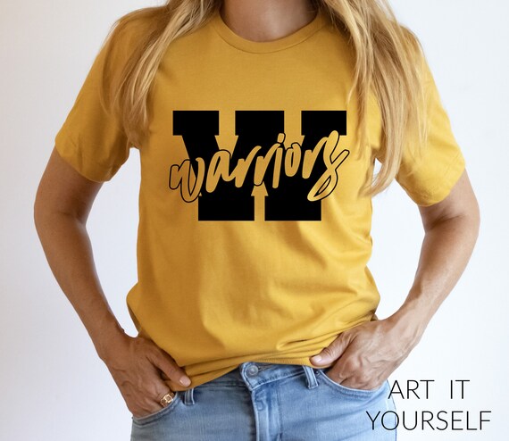 Warriors Team Design Team Apparel Warriors File Warriors | Etsy