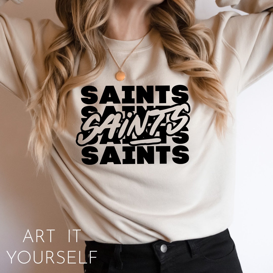 Saints Retro Repeat Team Design, Team Apparel, Saints File, Saints ...