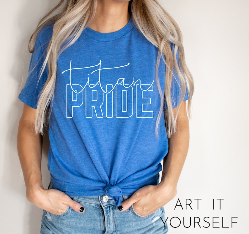 Titan Pride Team Design Team Apparel Titan Team File Titans | Etsy