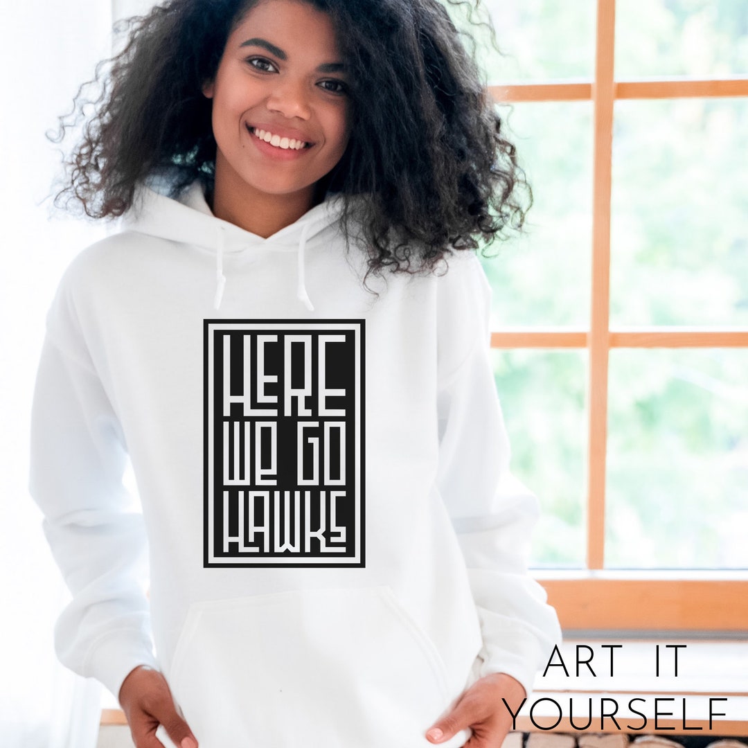 Here We Go HAWKS Team Design, Team Apparel, Hawks Shirt SVG, Hawks ...