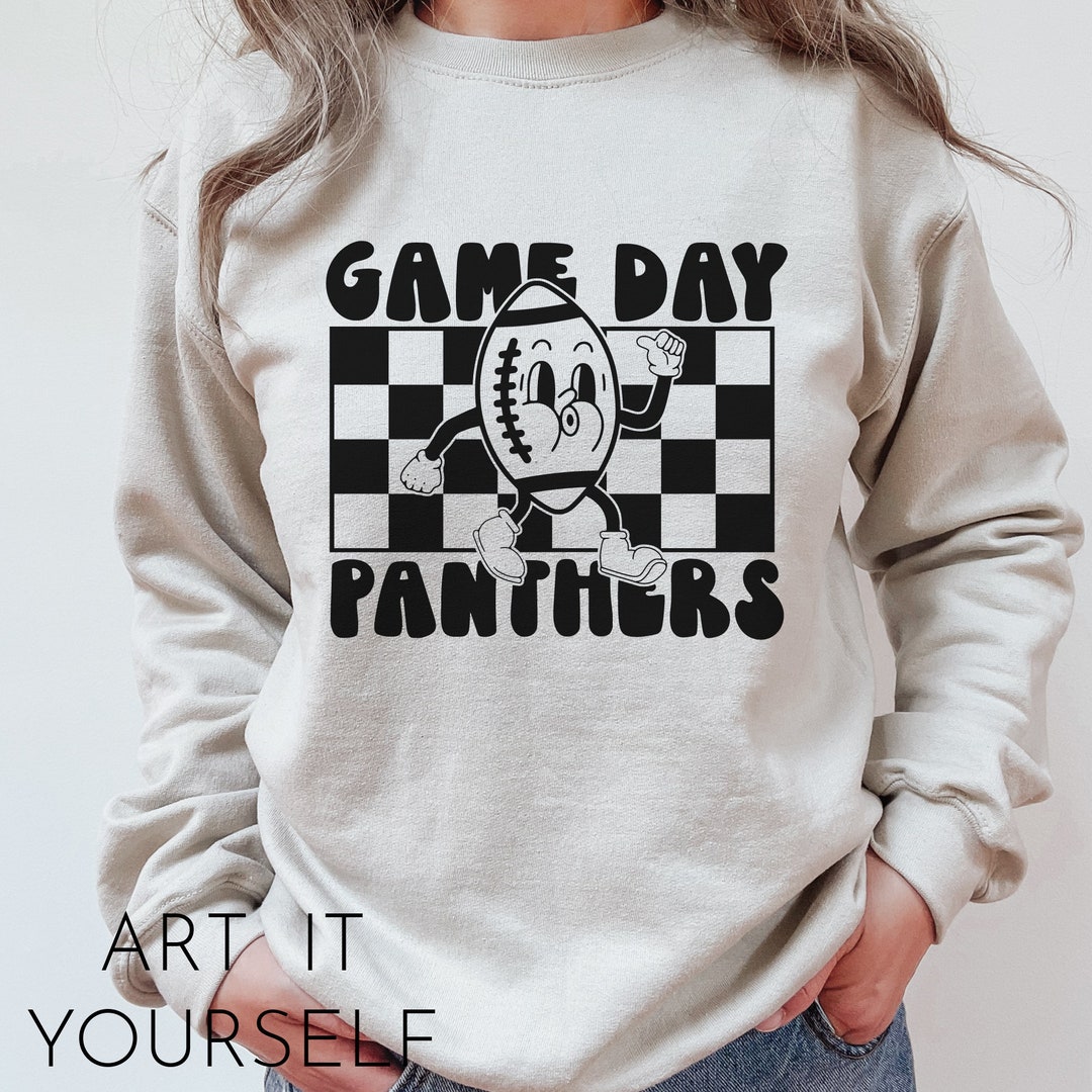 Retro Panthers Football Team Design, Vintage Team Apparel, Panthers ...