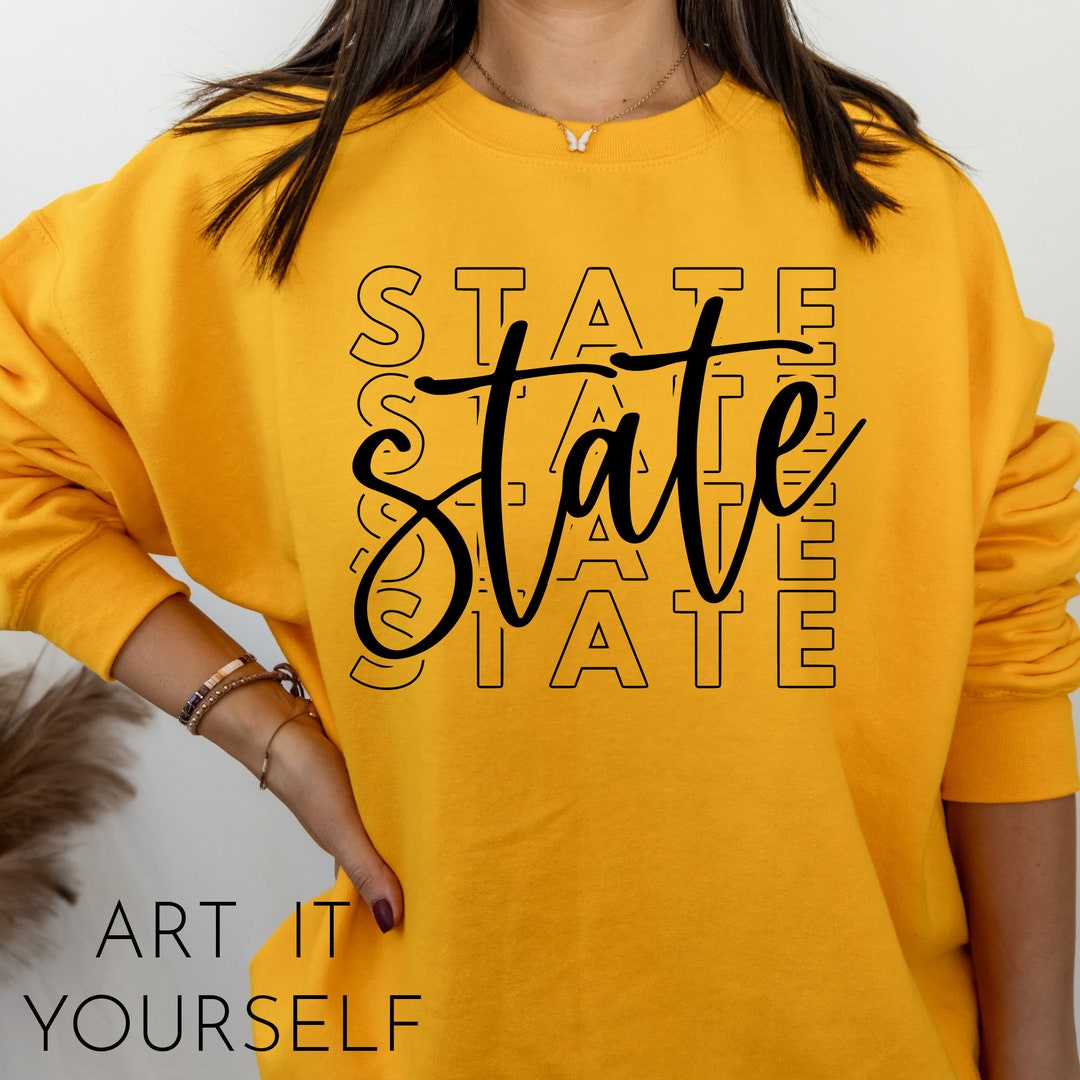 State Team Design, Team Apparel, State University File, State Mascot ...