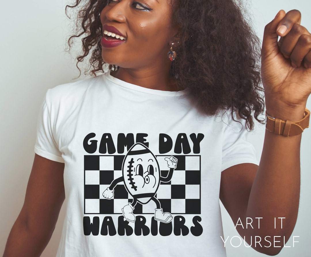Warriors Retro Football Team Design, Team Apparel, Warriors File ...