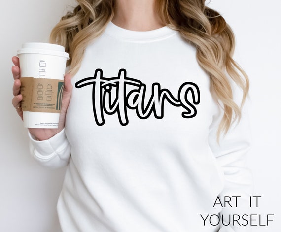 Titans Script Team Design Team Apparel Titans File Titans | Etsy