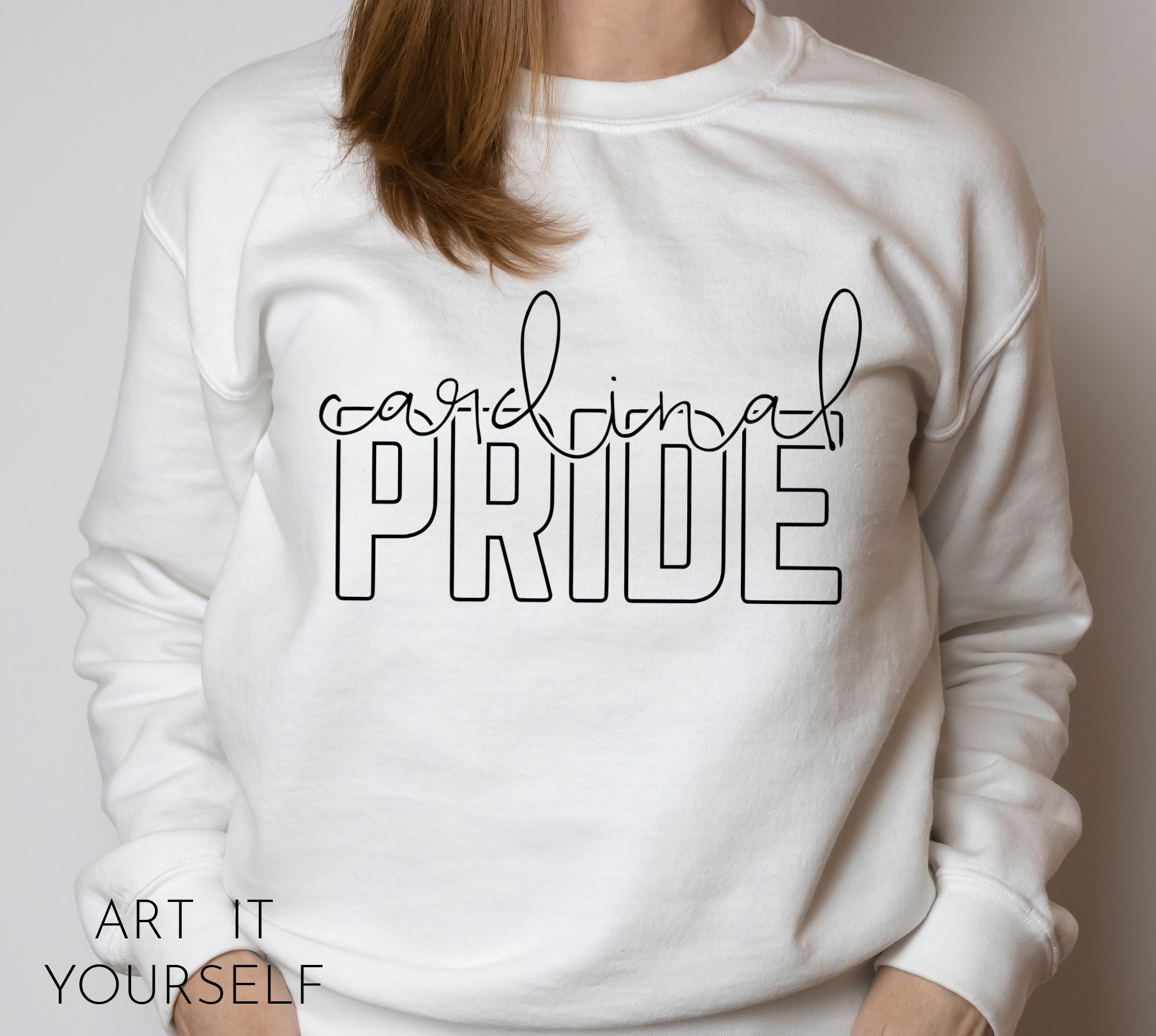 Cardinal Pride Team Design Team Apparel Cardinals Team File - Etsy