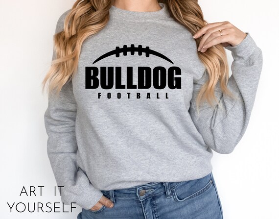 Bulldog Football Team Design Team Apparel Bulldogs Shirt - Etsy