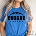 Cougar Football Team Design, Team Apparel, Cougars Shirt SVG, Cougars ...