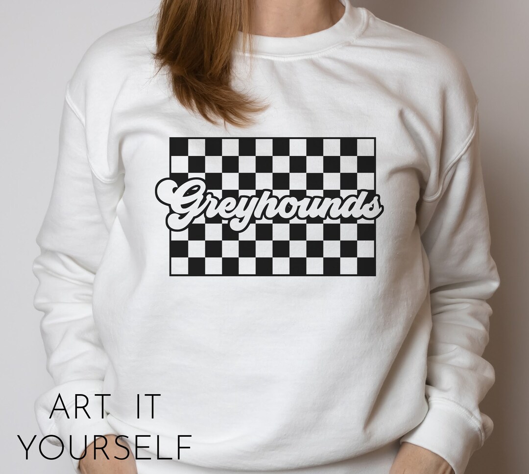 Greyhounds Retro Team Design, Team Apparel, Greyhounds File, Greyhounds ...