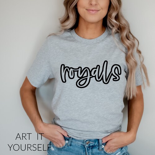 Royals Team Design Team Apparel Royals File Royals Mascot - Etsy