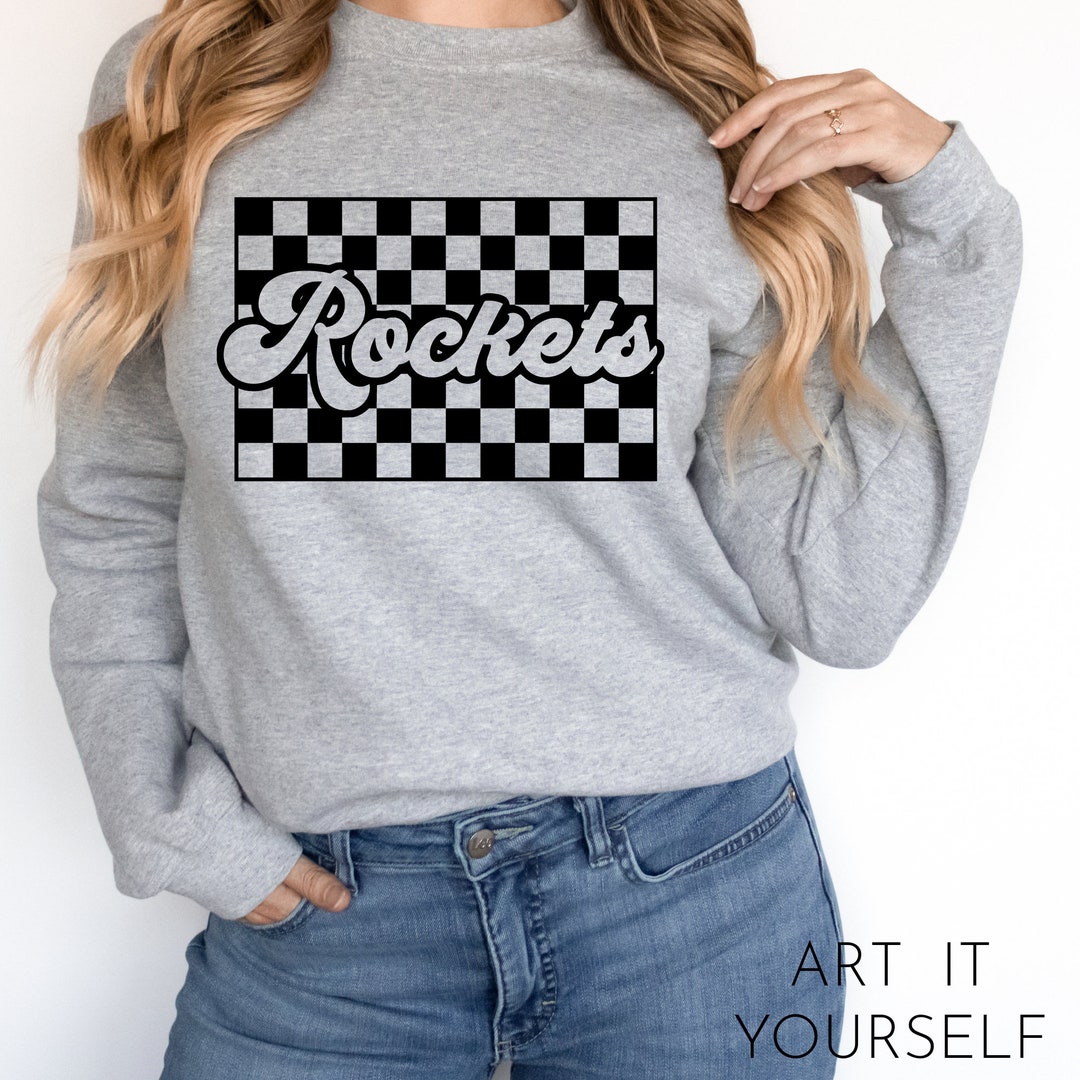 Rockets Retro Team Design, Vintage Team Apparel, Rockets File, Rockets ...