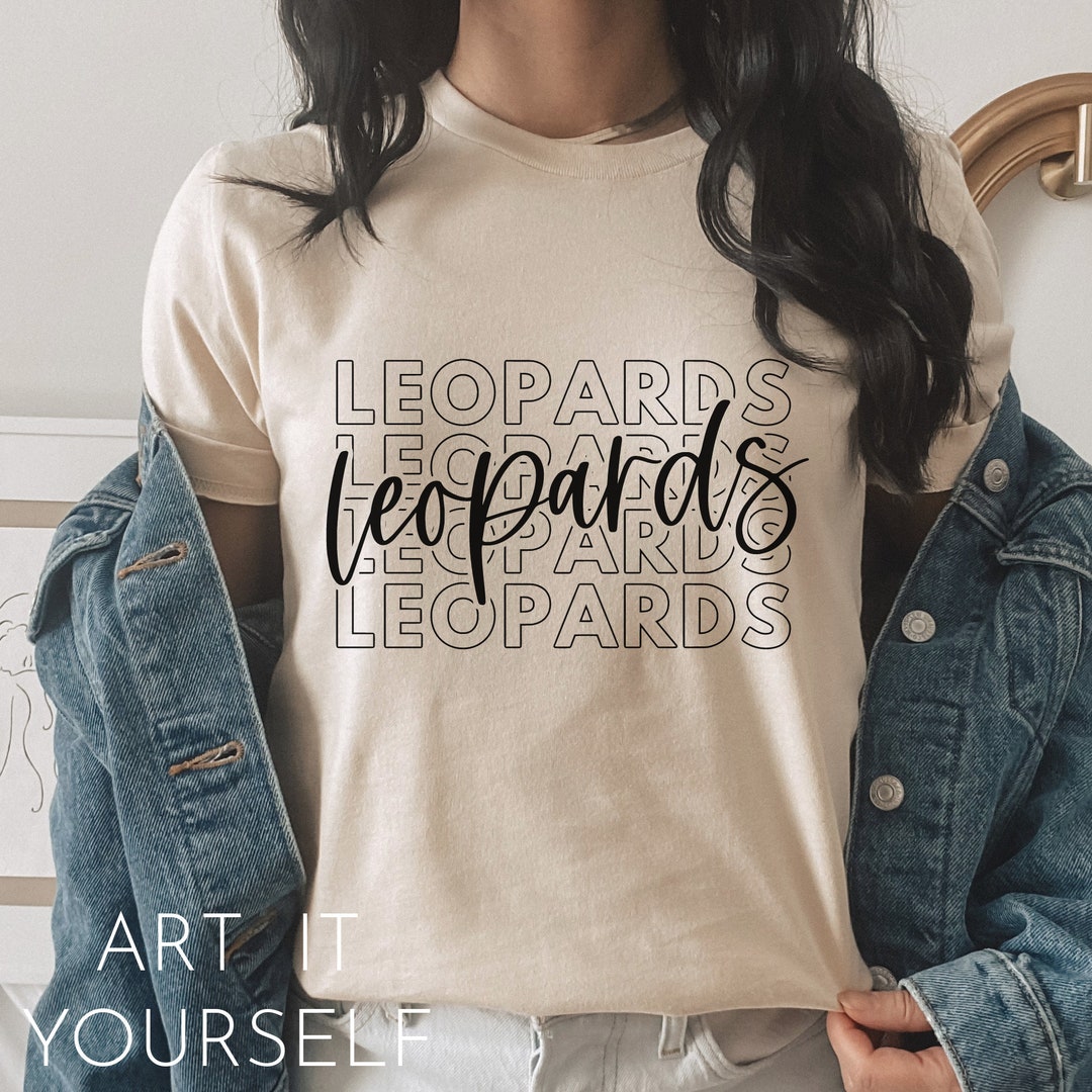 Leopards Team Design, Team Apparel, Leopards Shirt File, Leopards ...