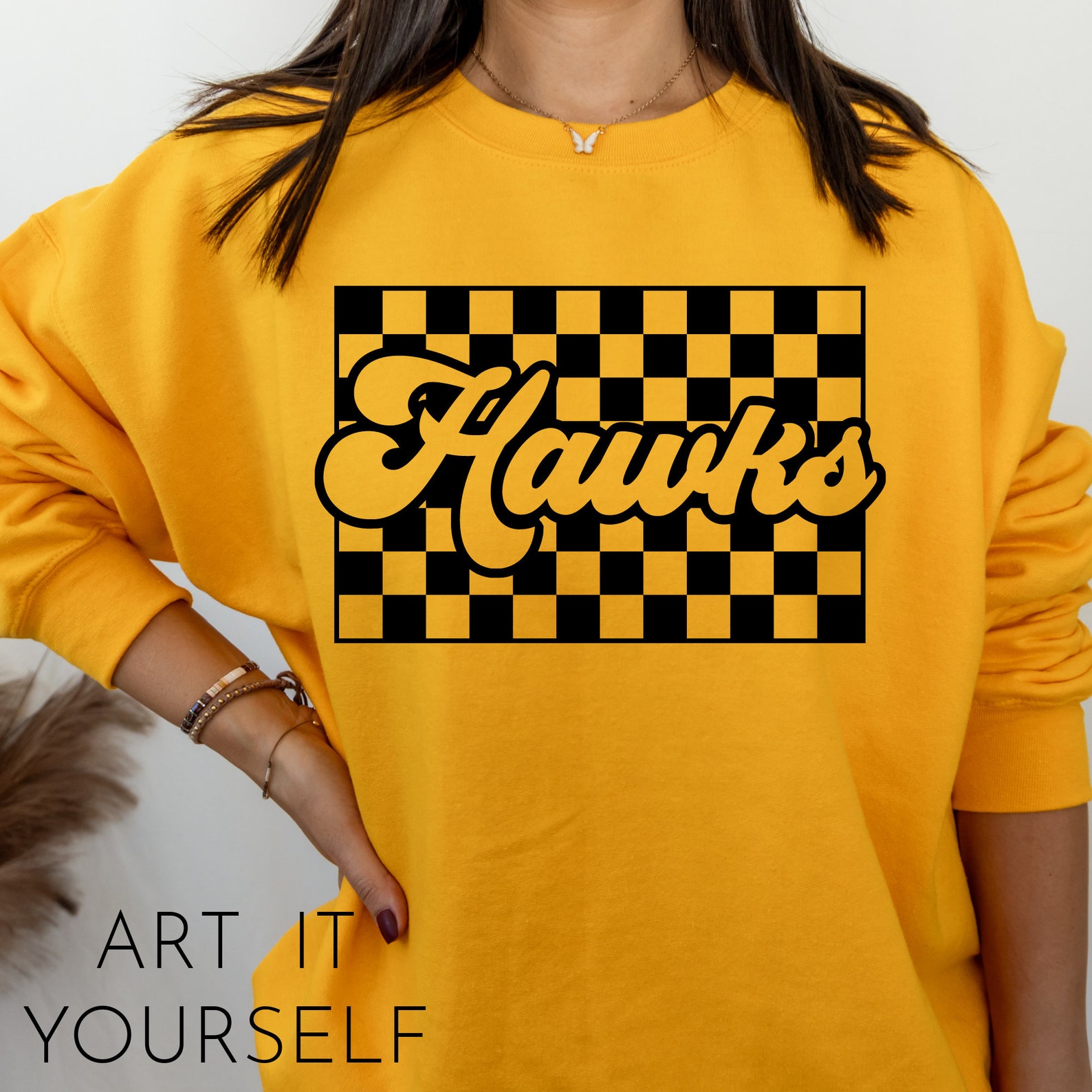 Hawks Retro Team Design Team Apparel Hawks Shirt SVG Hawks - Etsy