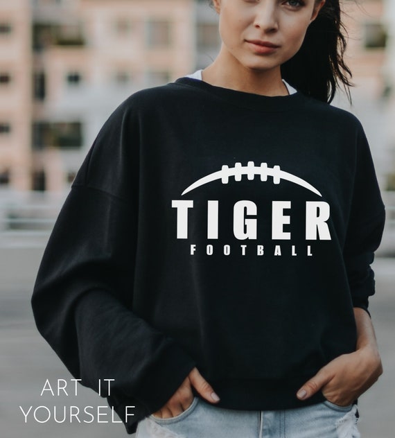 Tiger Football Team Design Team Apparel Tiger File Tigers - Etsy