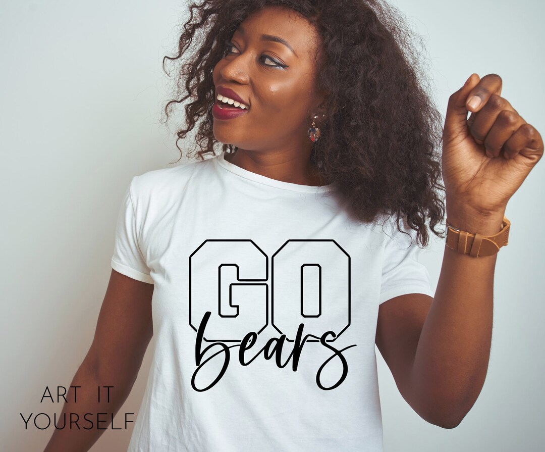 Go Bears Team Design, Team Apparel, Bears Shirt SVG, Bears Mascot ...