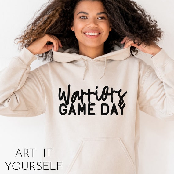 Warriors Game Day Team Design Team Apparel Warriors File - Etsy