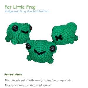 Amigurumi Fat Frog Crochet Pattern | US Terms (PDF Download) - Etsy