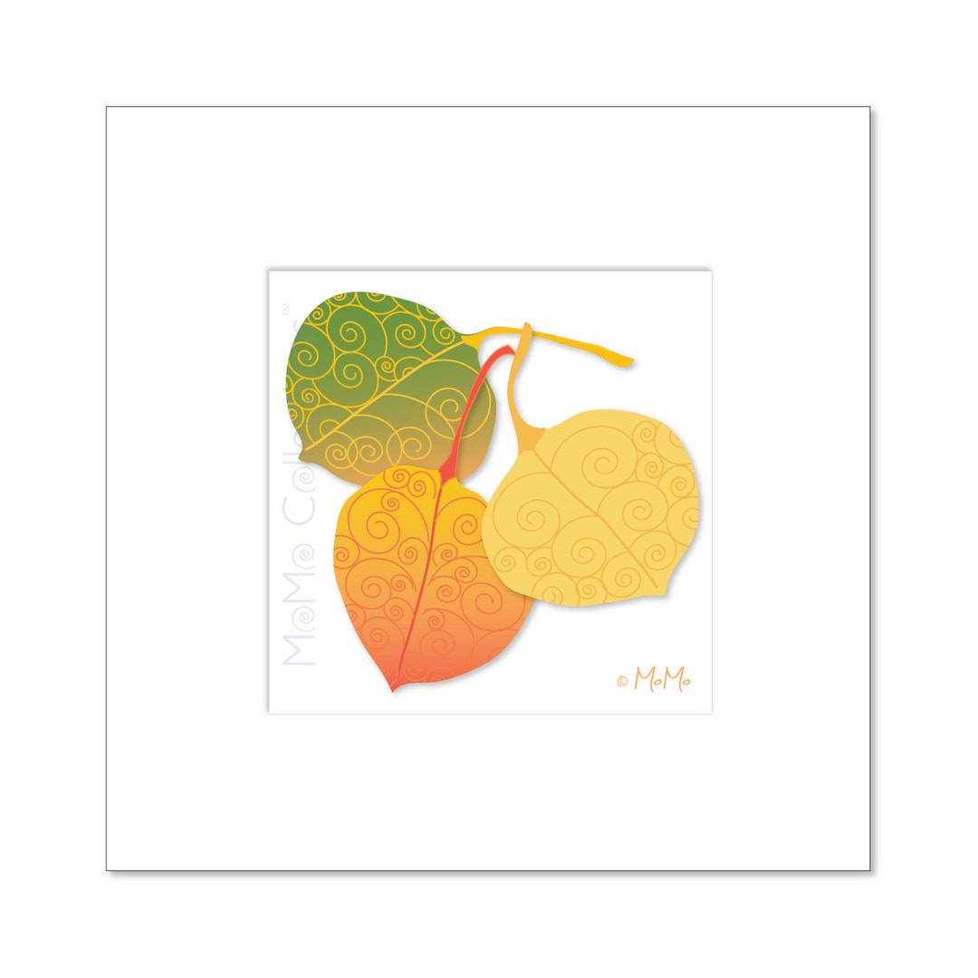 Digital Art Print: Printable Aspen Summer Print (5" X 5" Image ...