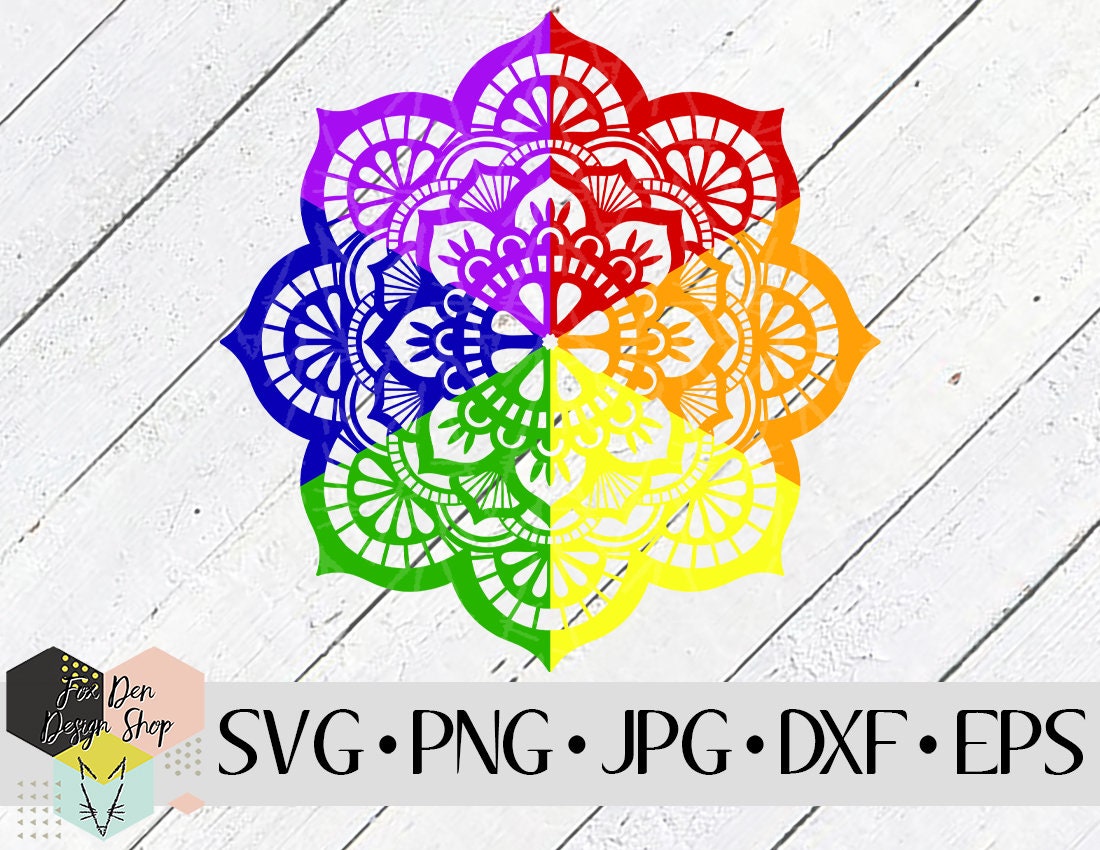 Zen Color Wheel SVG SVG Files for Cricut Silhouette Files | Etsy