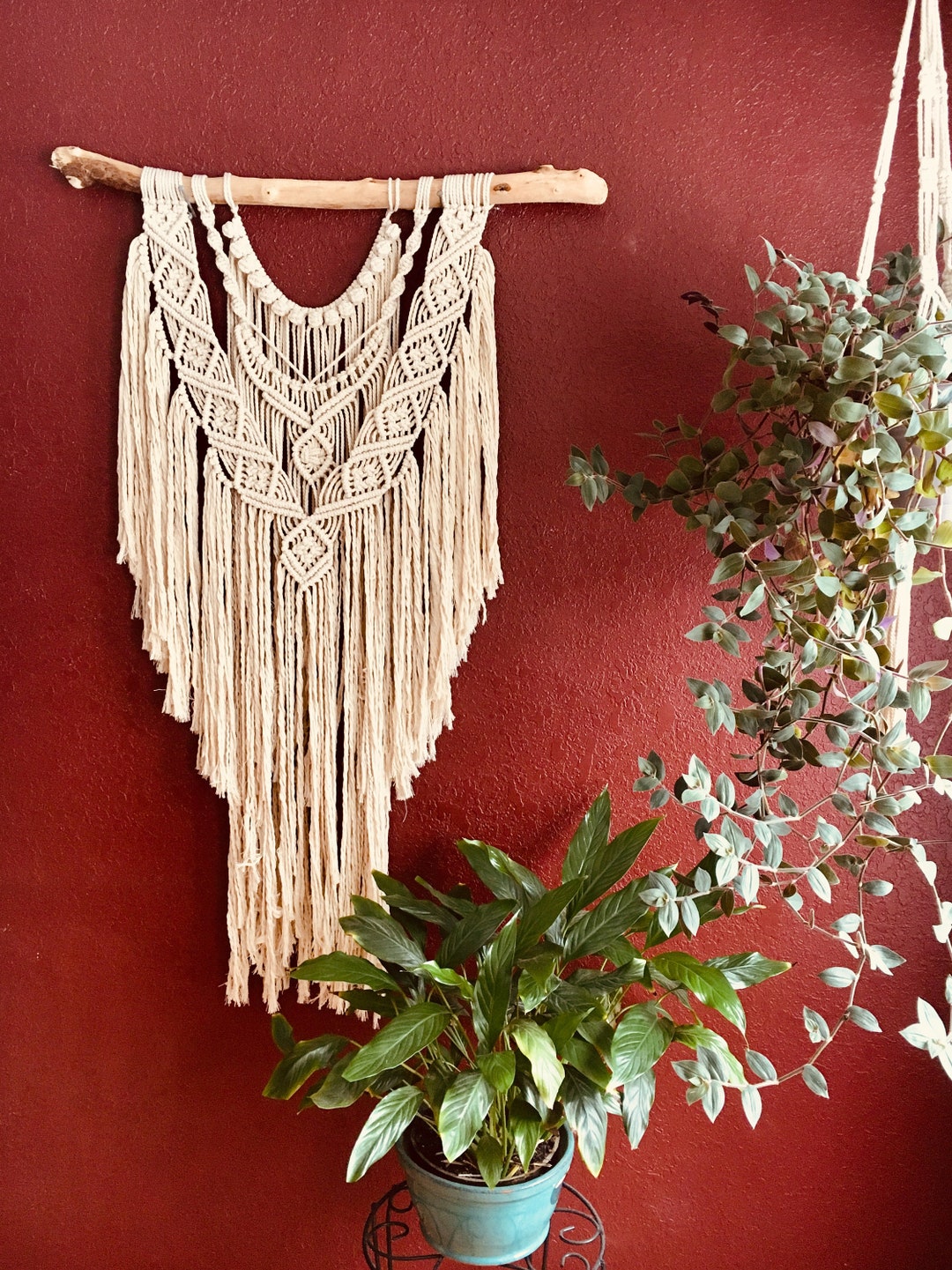 Macrame Bohemian Home Decor Wall Hanging Boho Wall Art - Etsy