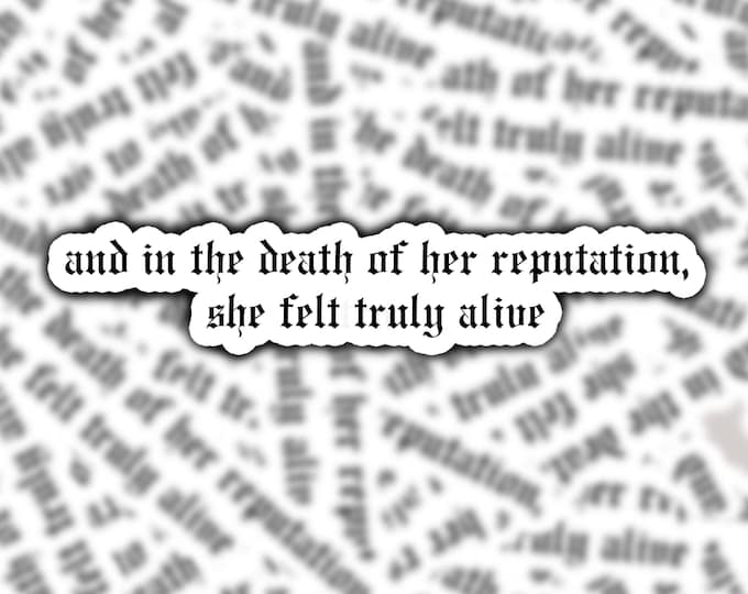 Reputation Era Sticker - Etsy