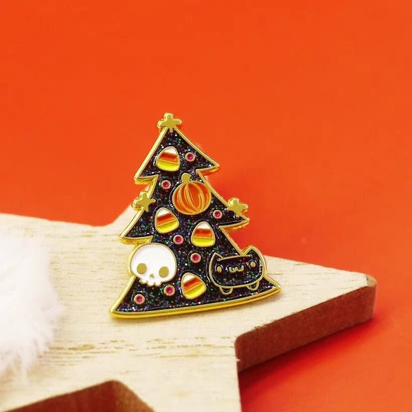Christmas Enamel Pin - Etsy