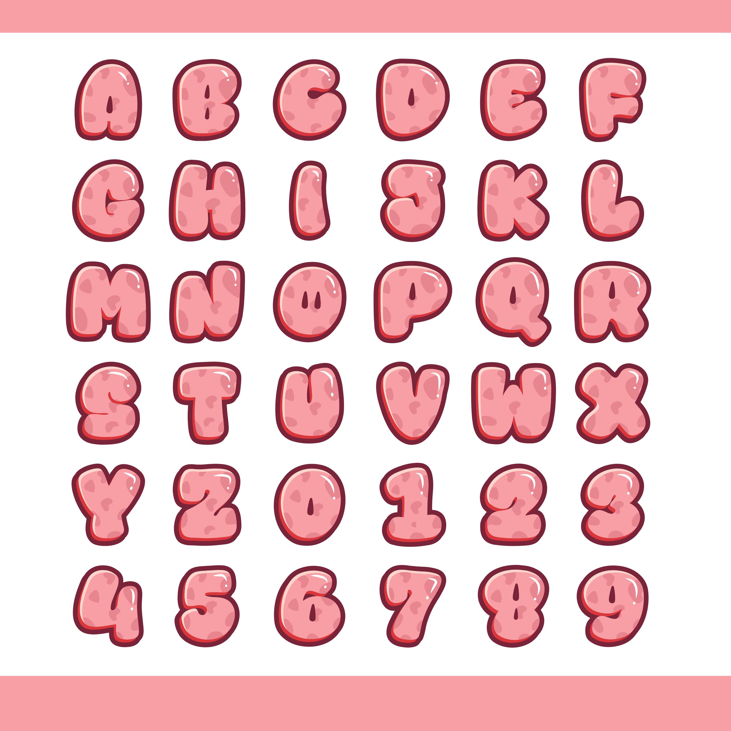 Pet Lover Bubble Font Alphabet Clipart (SVG, PNG) - Etsy