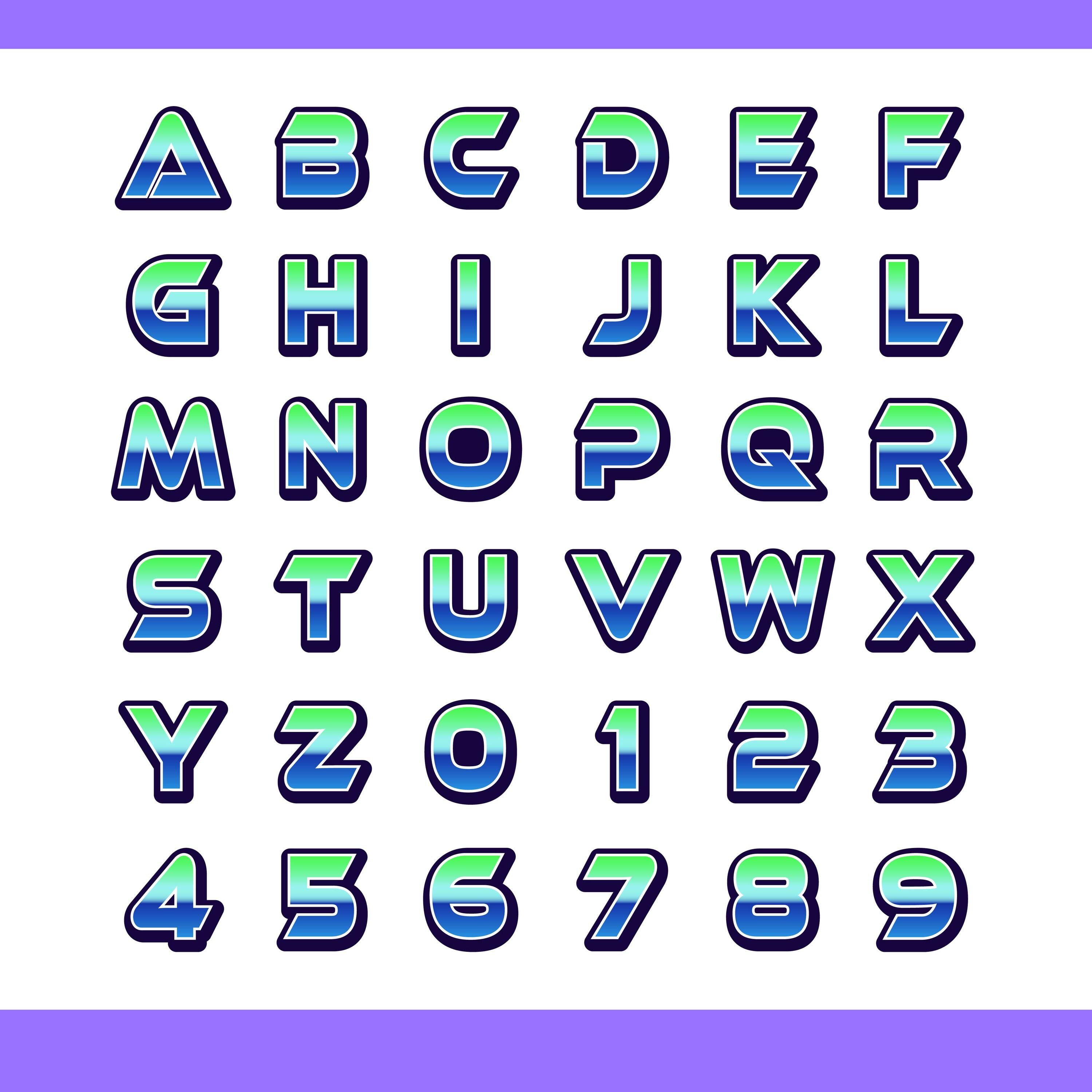 80s Font, Arcade Game Letter Set: Retro Vaporwave SVG PNG (digital ...