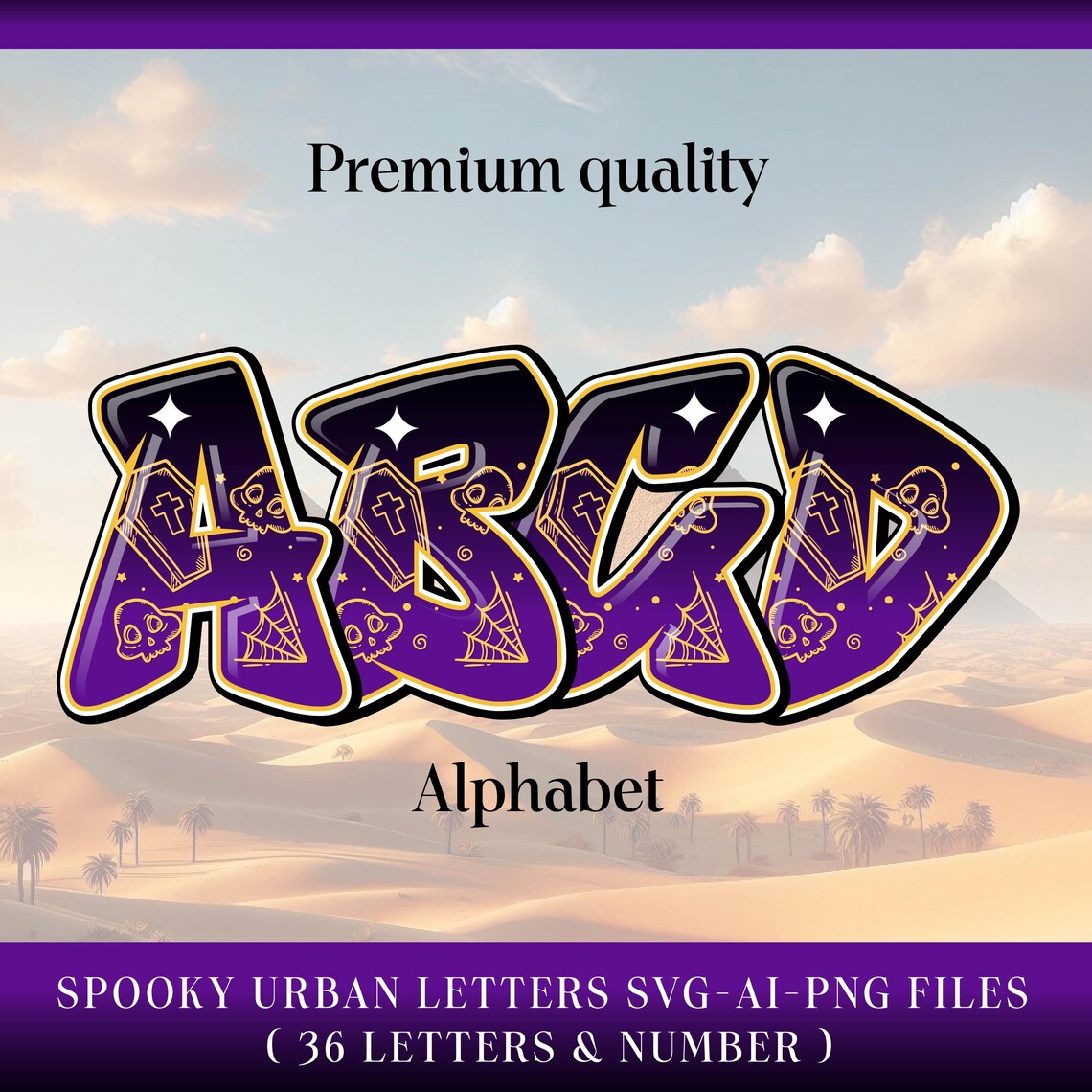 Spooky Graffiti Alphabet: Halloween Urban Lettering - Street Art Horror ...