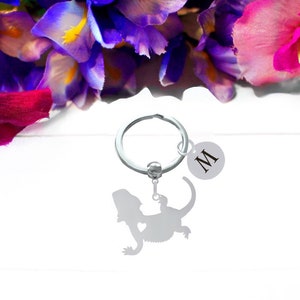 Bearded Dragon Keychain Stainless Steel Bearded Dragon Accessories ...