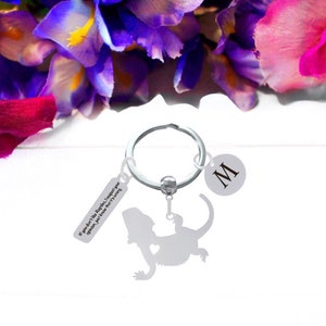 Bearded Dragon Keychain Stainless Steel Bearded Dragon Accessories ...