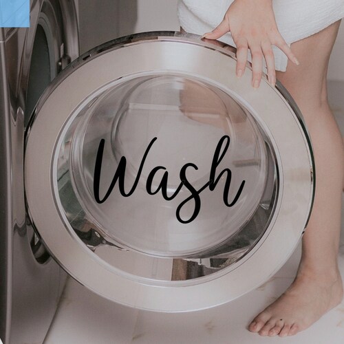 Laundry Room Door Decal Washer Dryer Vinyl Decal Home Decor | Etsy