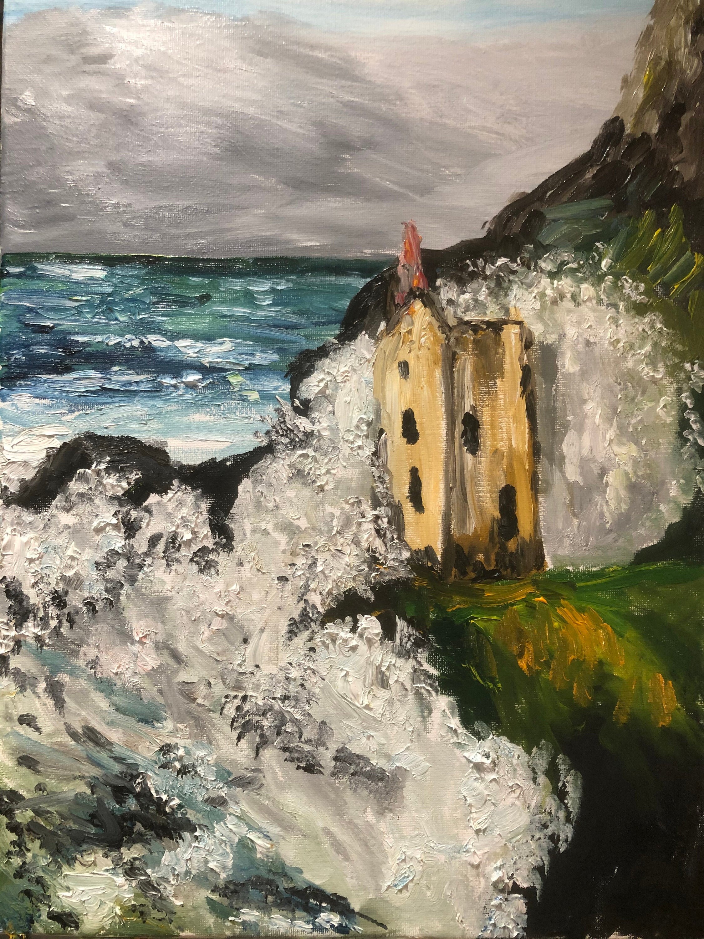 Botallack Mine Original Painting Canvas Oil Painting - Etsy