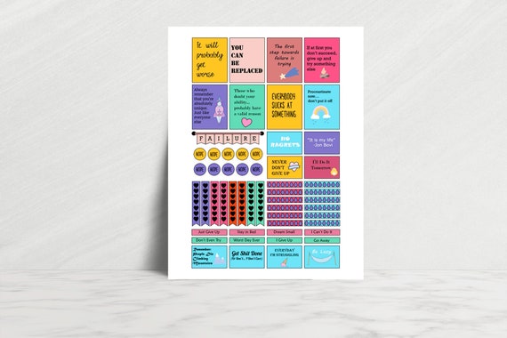 Demotivational Stickers/printable Stickers/funny Stickers/ - Etsy