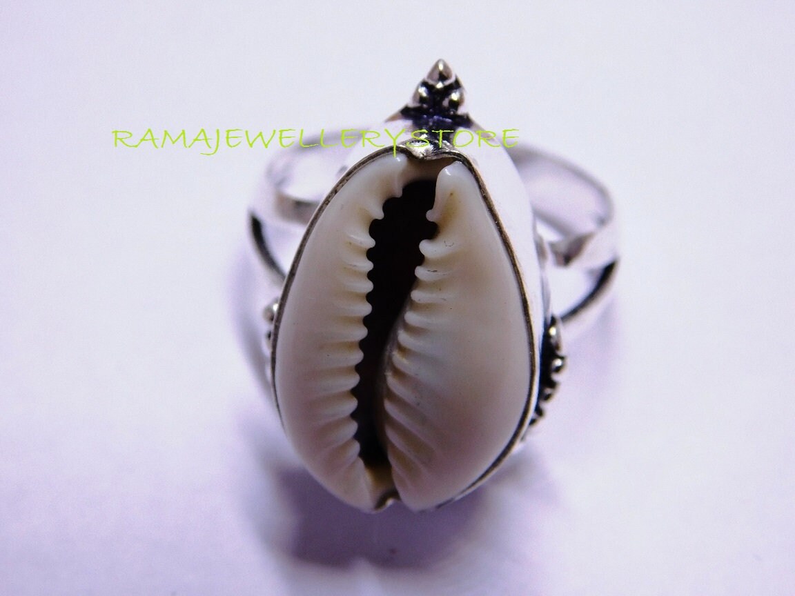 Natural Cowrie Ring Cowrie Jewelry Cowrie Shell Ring - Etsy UK
