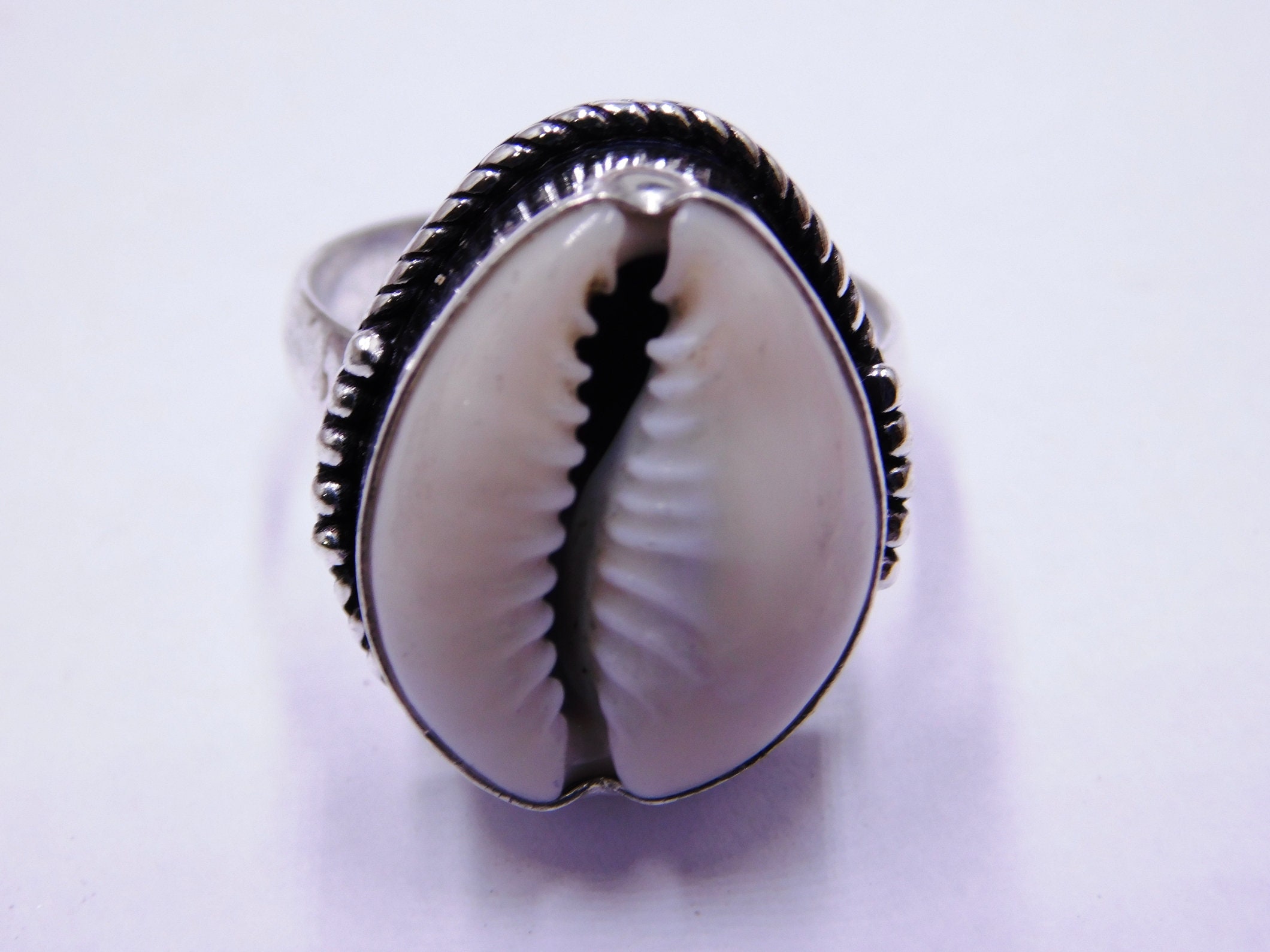 Natural Cowrie Ring Cowrie Jewelry Cowrie Shell Ring - Etsy
