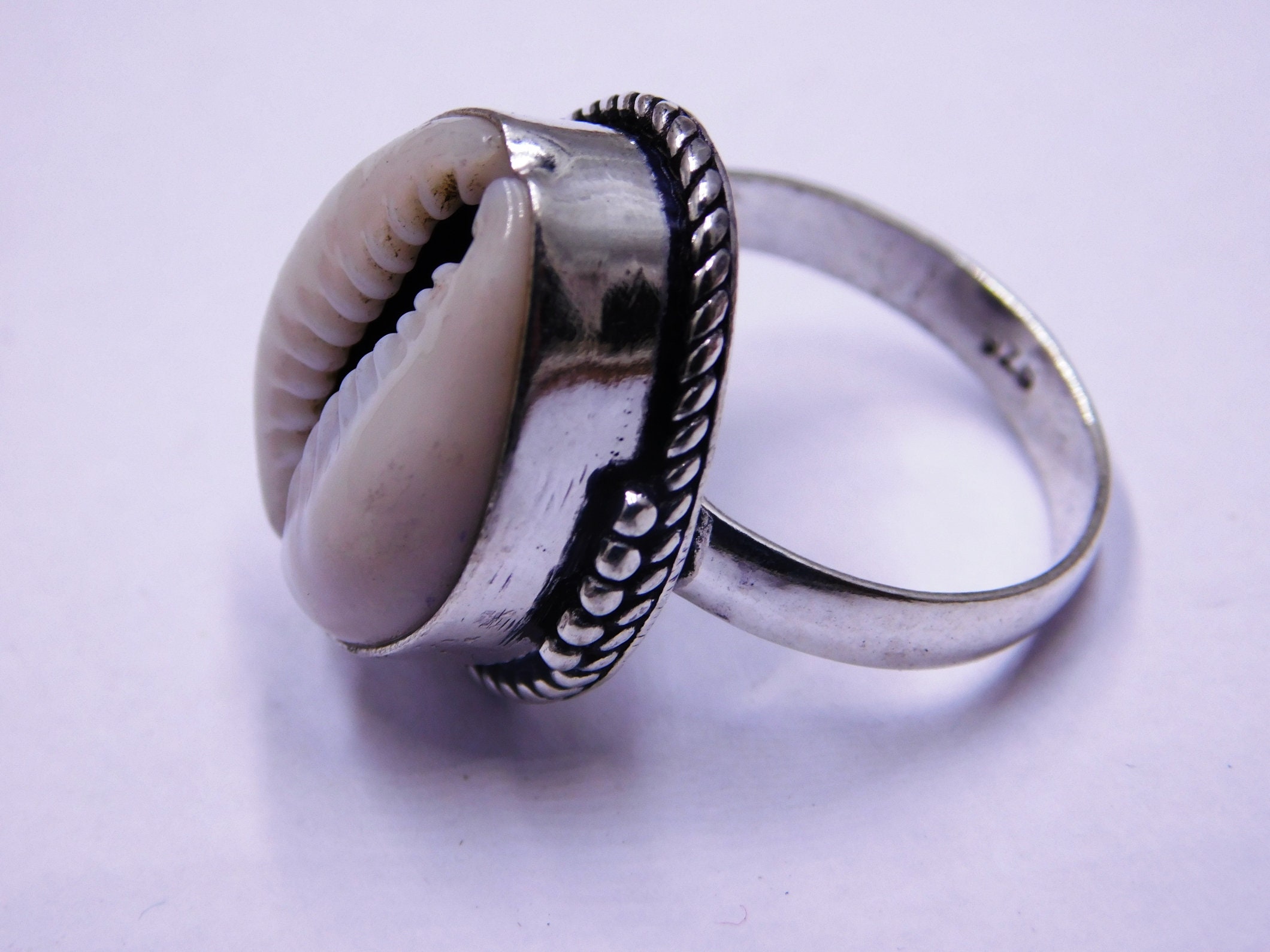 Natural Cowrie Ring Cowrie Jewelry Cowrie Shell Ring - Etsy