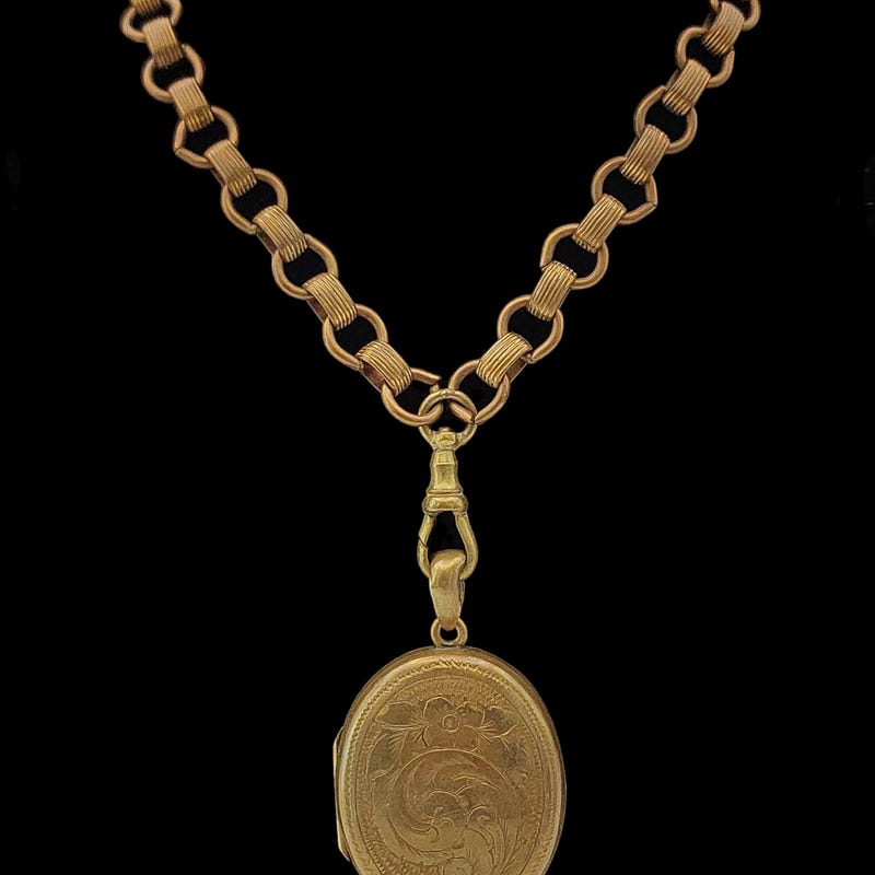 Antique Locket 1900 - Etsy UK