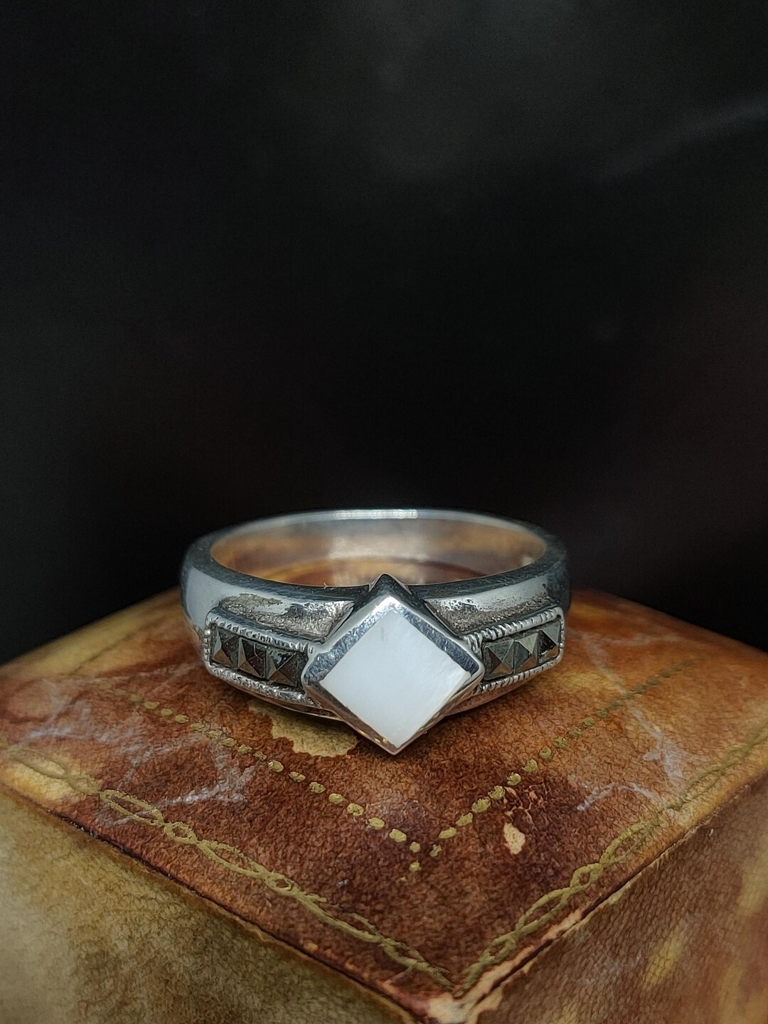 Beautiful Vintage Circa 1990s Decorative Art Deco Inspired Solitaire ...