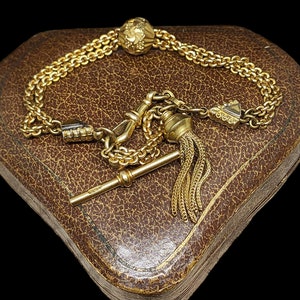 Beautiful Antique Victorian Circa 1880-1900 Decorative Slider Bead Tbar ...