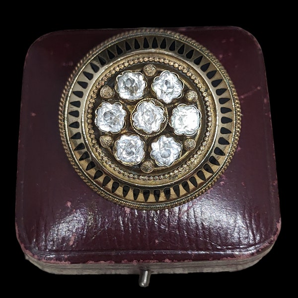Pinchbeck Brooch - Etsy