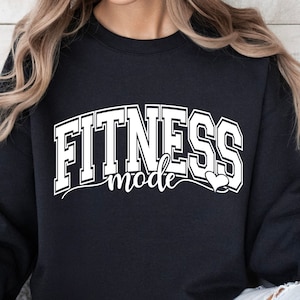 Fitness Mode SVG PNG, Fitness Svg, Gym Shirt Svg, Exercise Svg, Workout ...