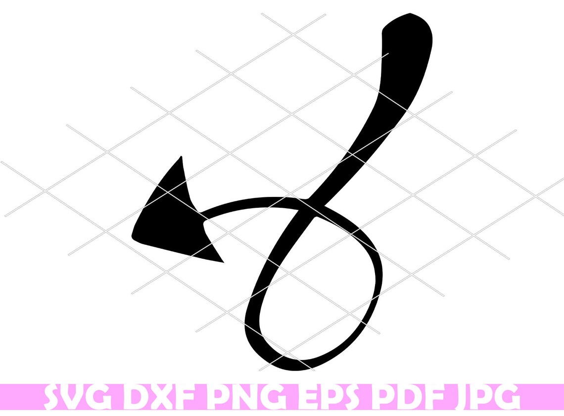 Devil Tail Svg Devil Tail Png Devil Tail Dxf Devil Tail - Etsy