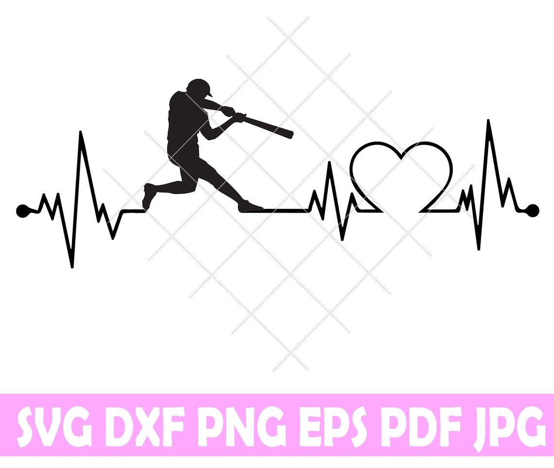 Baseball Player Svg Baseball Player Heat Beat Shirt Svg | Etsy