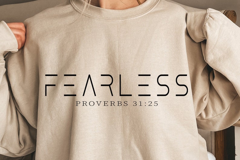 Fearless Svg, Proverbs 31:25 Svg, Bible Verse Svg, Jesus Quotes Svg ...