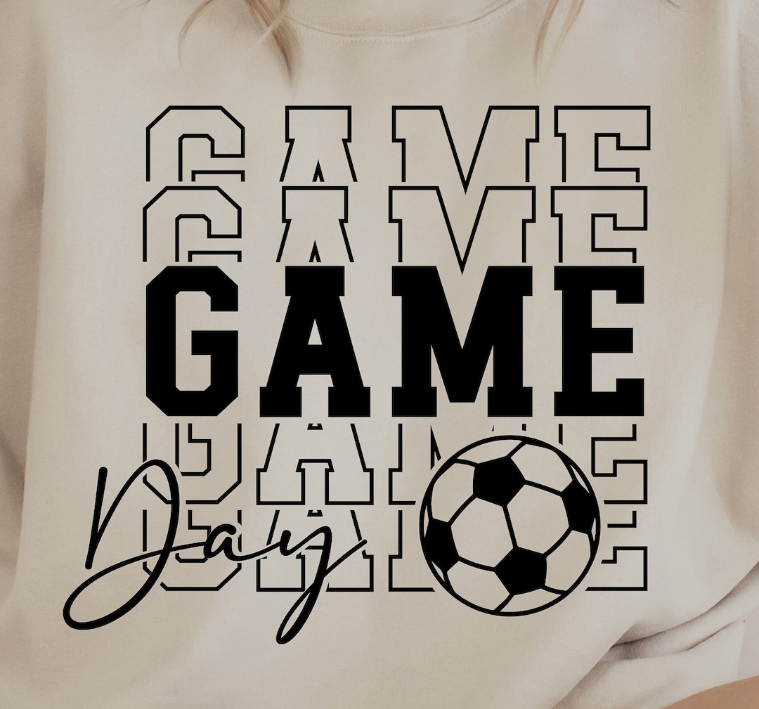 Game Day Svg, Soccer Shirt Svg, Game Day Vibes Svg,soccer Season Svg ...
