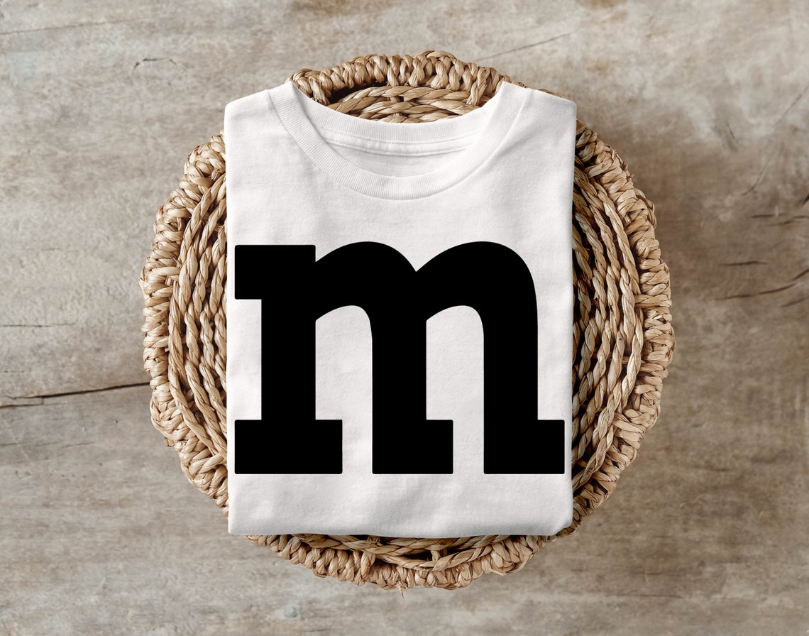 Lowercase Letter M Silhouette SVG, Lowercase Letter M PNG, Svg, Dxf ...