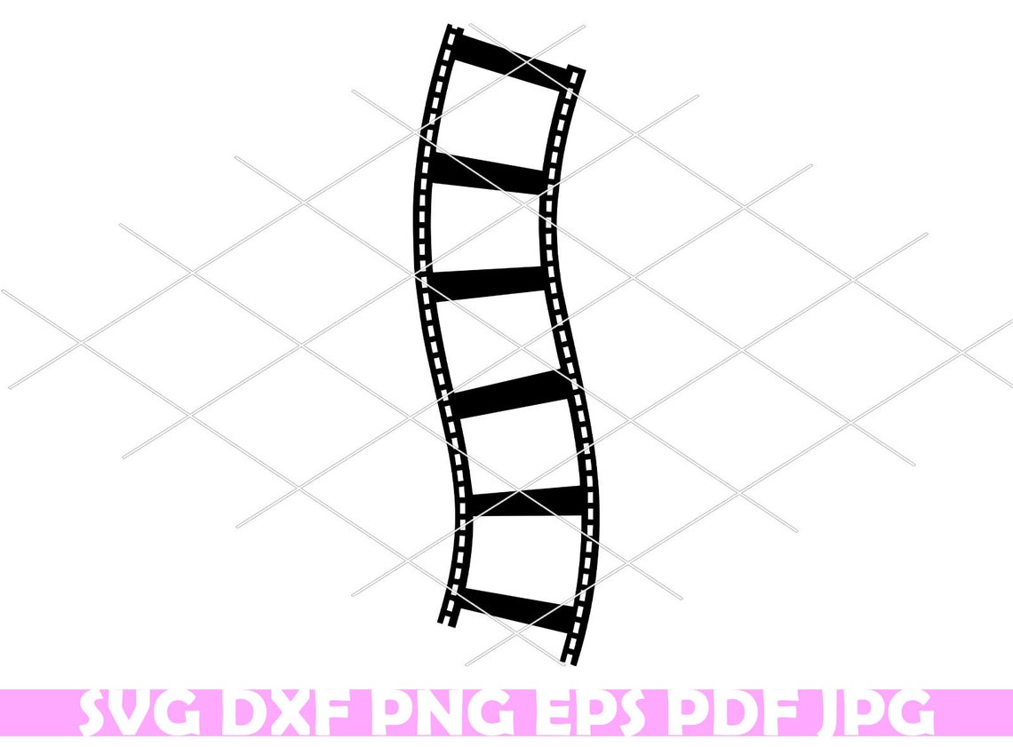 Film Strip Svg, Film Svg, Movie Clipart, Hollywood Clip Art ...